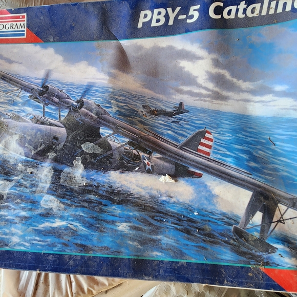ModelCo | Toys | Modelco Pby5 Catalina Model Kit Blue And Gray | Poshmark